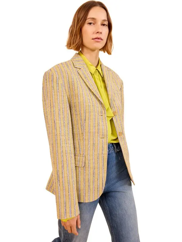 Ulla Johnson Matteo Tailored Blazer - Agave