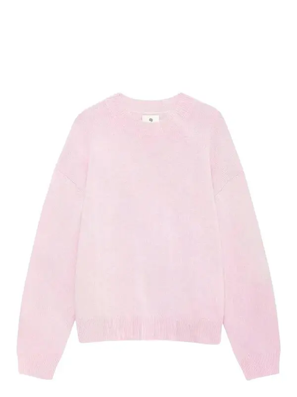 ANINE BING Lee Crew-neck Sweater - Pink