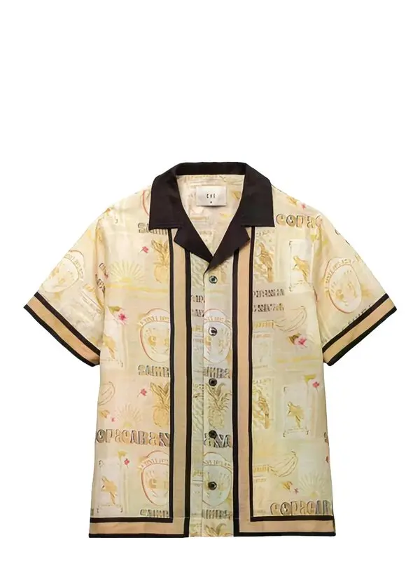 CHÉ STUDIOS Printed Monte Cristo Shirt - Neutrals