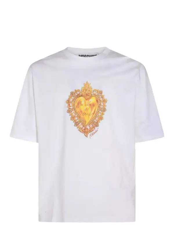 Moschino Heart-print T-shirt - White