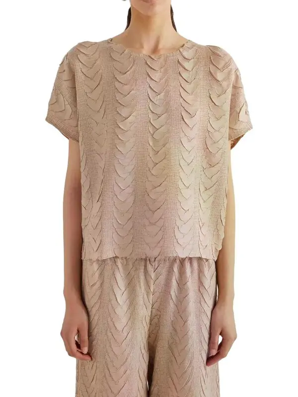 MEIMEIJ Pleated Blouse - Neutrals
