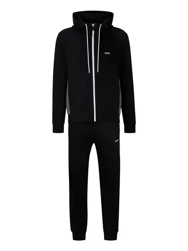BOSS Printed Tracksuit - Black