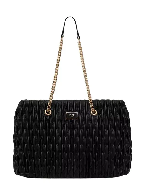 JOOP! Quilted Chain Shoulder Bag - Black
