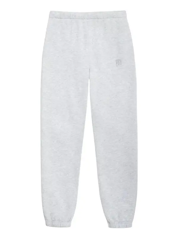 ANINE BING Stephen Logo-detail Track Pants - Grey