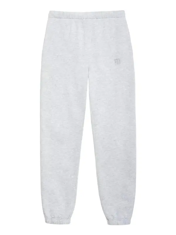 ANINE BING Stephen Logo-detail Track Pants - Grey