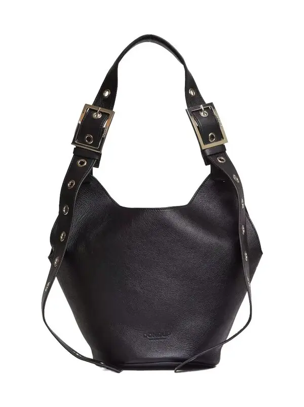 DONDUP Leather Bucket Bag - Black