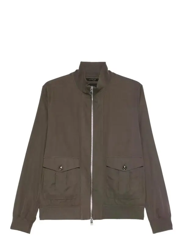 MONTECORE Zipped Flap-pocket Jacket - Grey