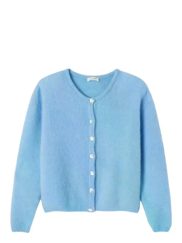 American Vintage Vitow Button Cardigan - Blue