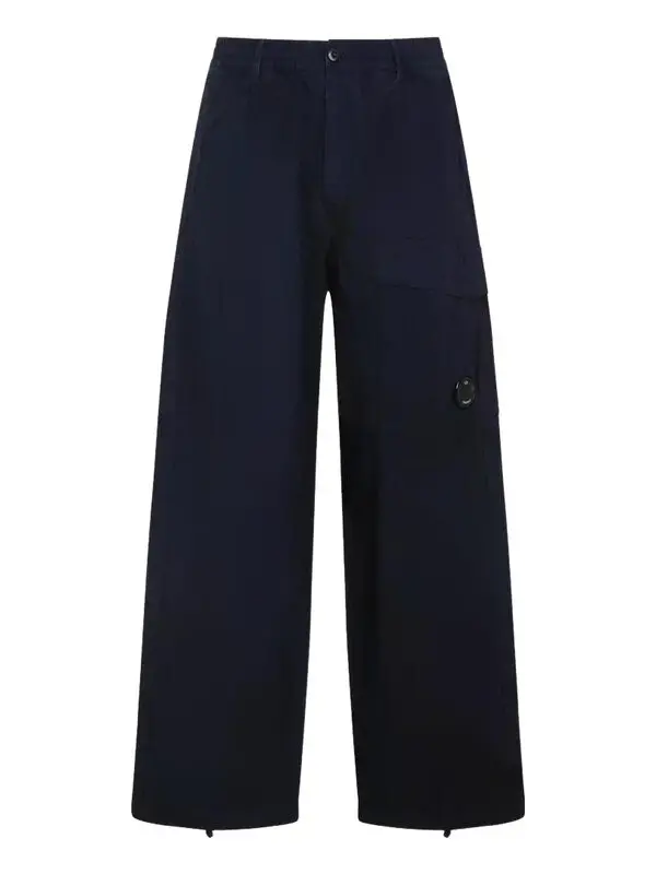 C.P. COMPANY Lens-detail Trousers - Blue
