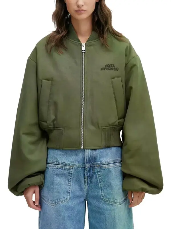 Axel Arigato Zip-up Bomber Jacket - Green