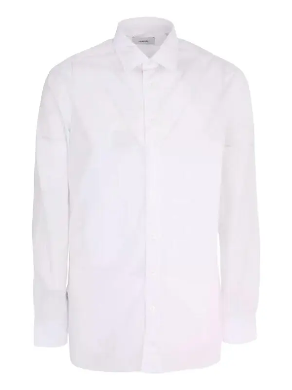 LARDINI Washed Shirt - White