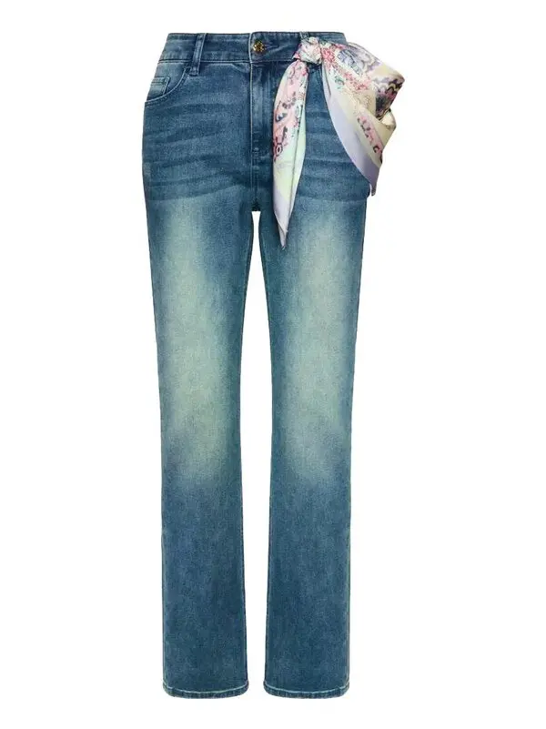 ELENA MIRO` Denim Jeans - Blue