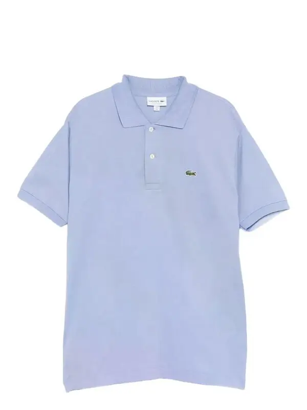 Lacoste Logo-patched Short-sleeve Polo Shirt - Purple