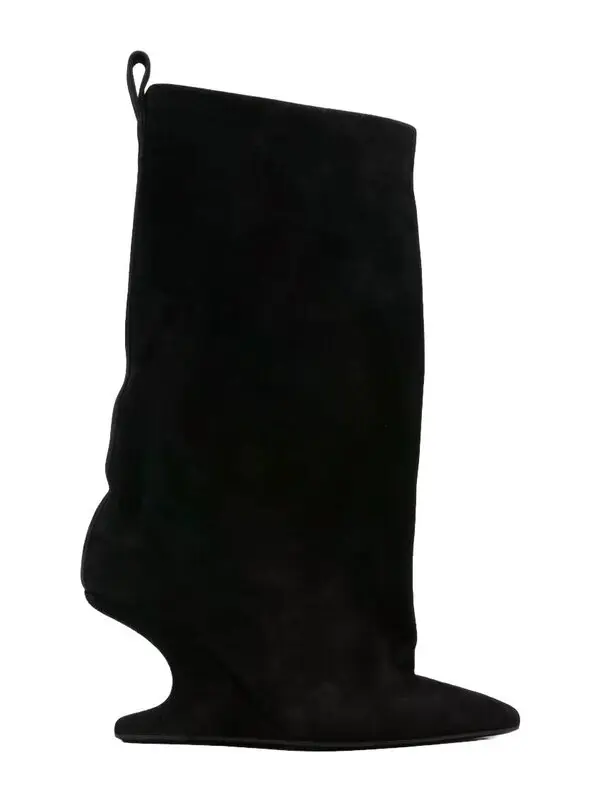 Rick Owens Cantilever 8 Pointed Boots - Black
