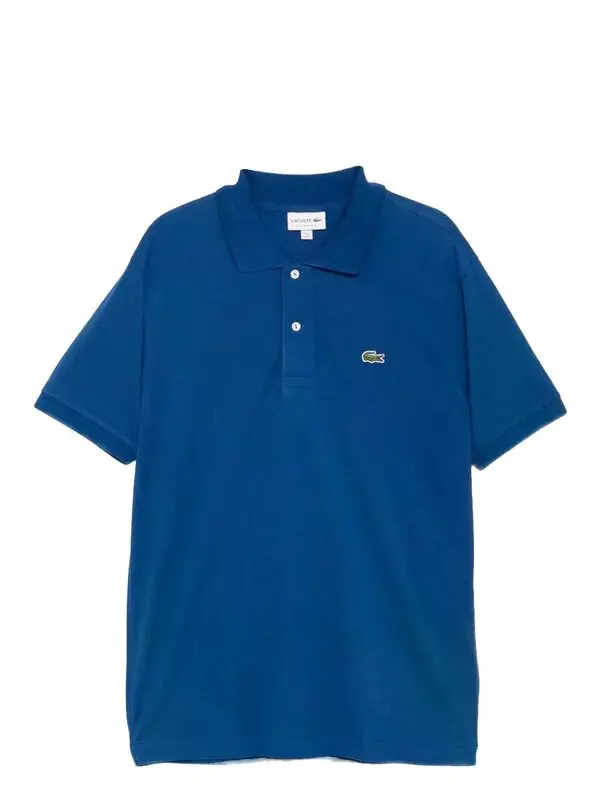 Lacoste Logo-patched Short-sleeve Polo Shirt - Blue