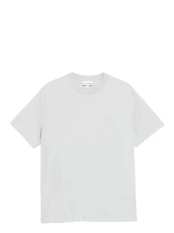 Lacoste Logo-patched Round Neck T-shirt - Grey