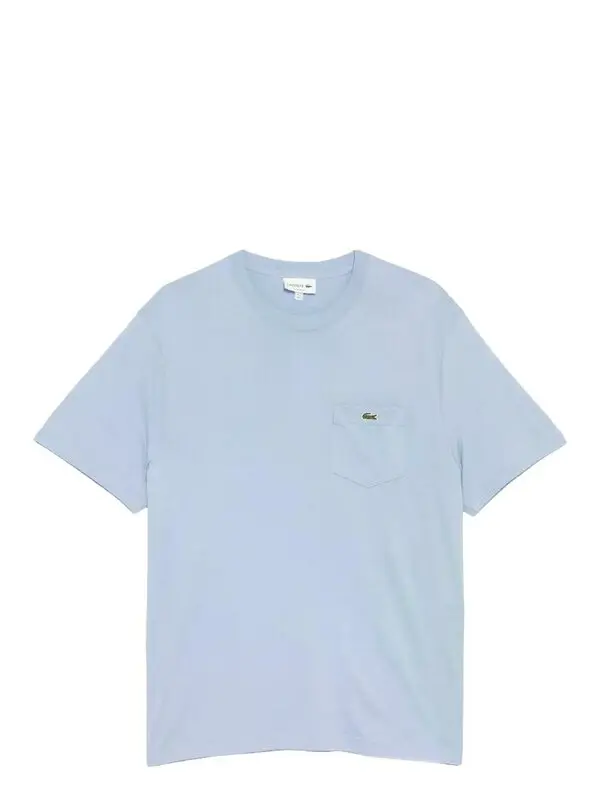 Lacoste Logo-patched Round Neck T-shirt - Blue