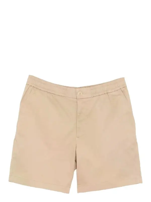 Lacoste Logo-patched Chino Shorts - Neutrals