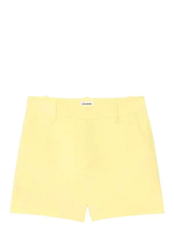 Zadig&Voltaire Tailored Shorts - Yellow