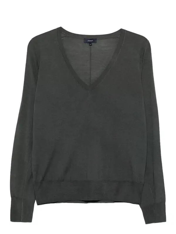 Soeur Derek V-neck Pullover - Grey