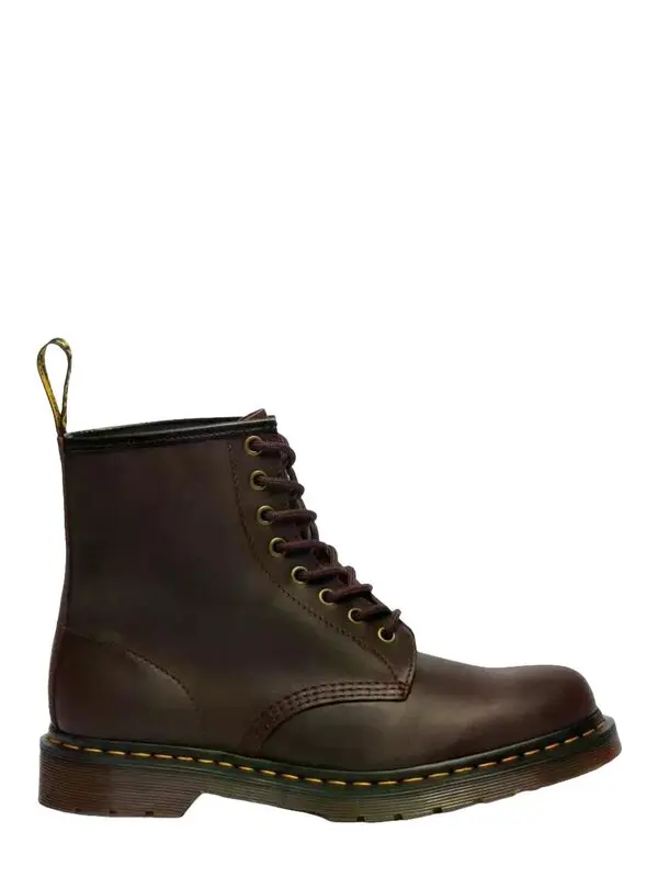 Dr. Martens 1460 Crazy Horse Boots - Red
