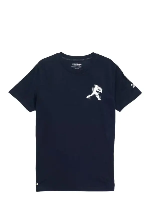 Lacoste X Novak Djokovic Printed T-shirt - Blue