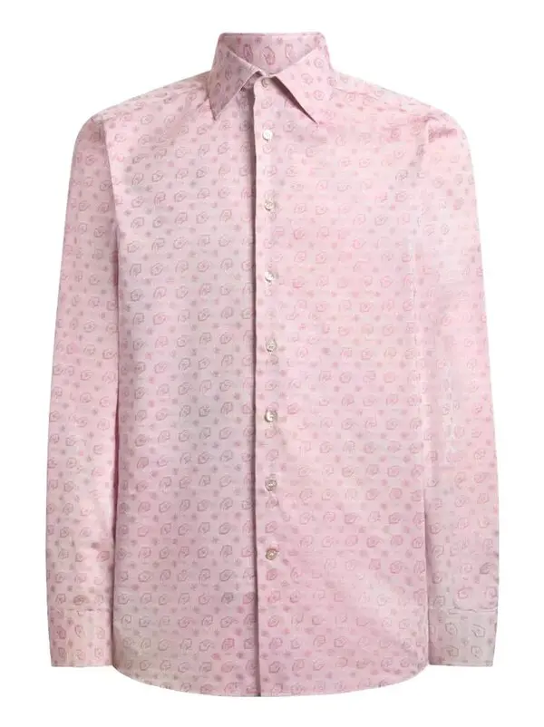 Etro Fil Coupé Paisley Motif Shirt - Pink