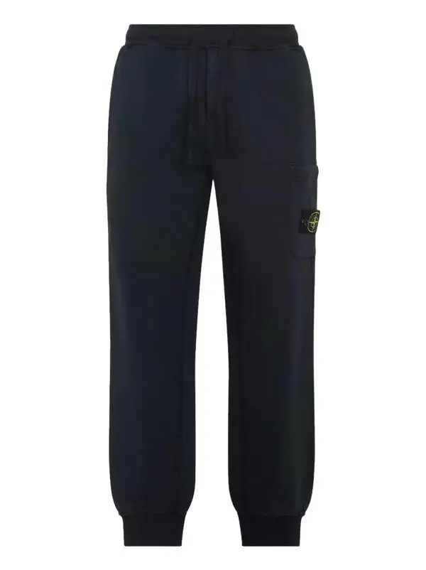 Stone Island Elasticated-waistband Track Pants - Blue