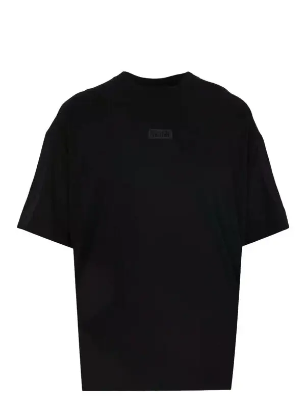 Versace Logo-patch T-shirt - Black