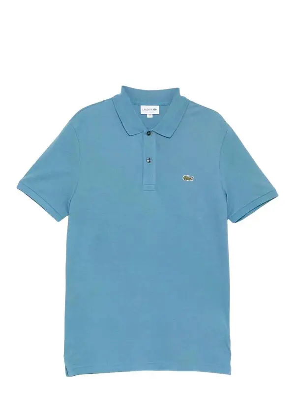 Lacoste Logo-patched Short-sleeve Polo Shirt - Blue