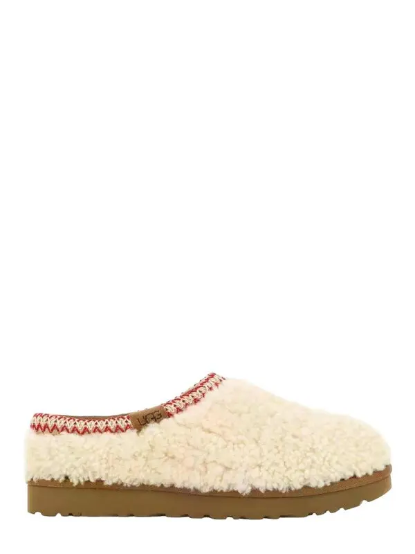 UGG Tasman Maxi Curly Flat Mules - Neutrals