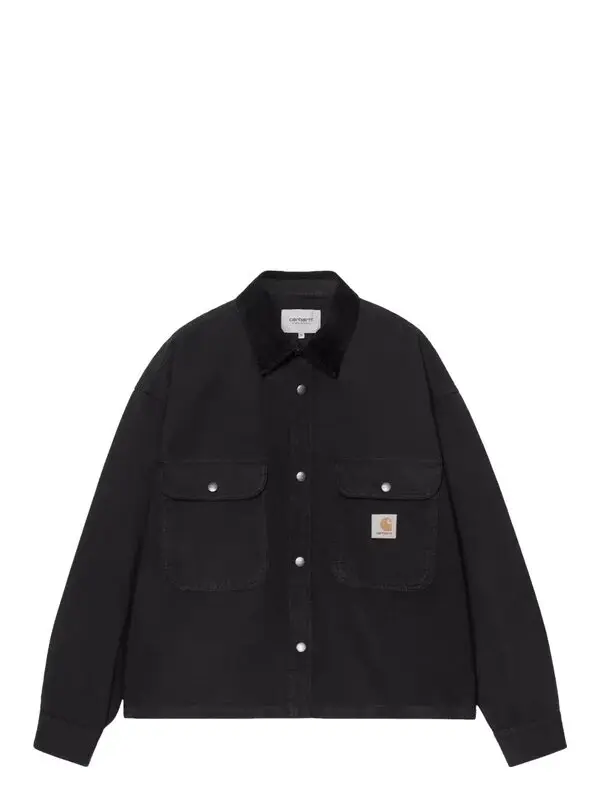 Carhartt Work In Progress Prescott Corduroy-collar Shirt Jacket - Black