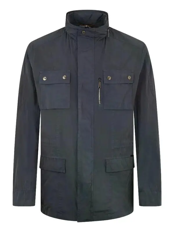 MOORER Flap-pocket Jacket - Blue