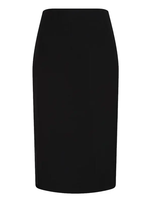 Elisabetta Franchi Concealed Zip Back Skirt - Black