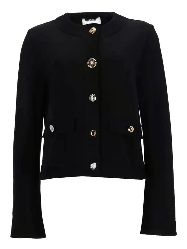 Moschino Buttoned Cardigan - Black