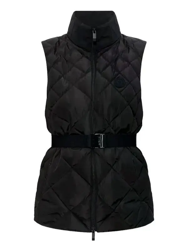 Moncler Logo-patch Gilet - Black