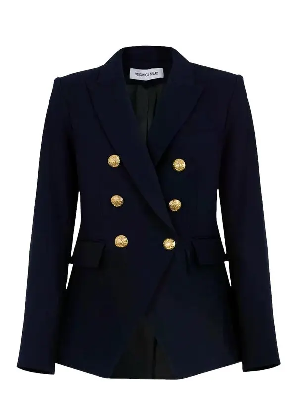 Veronica Beard Miller Double-breasted Blazer - Blue