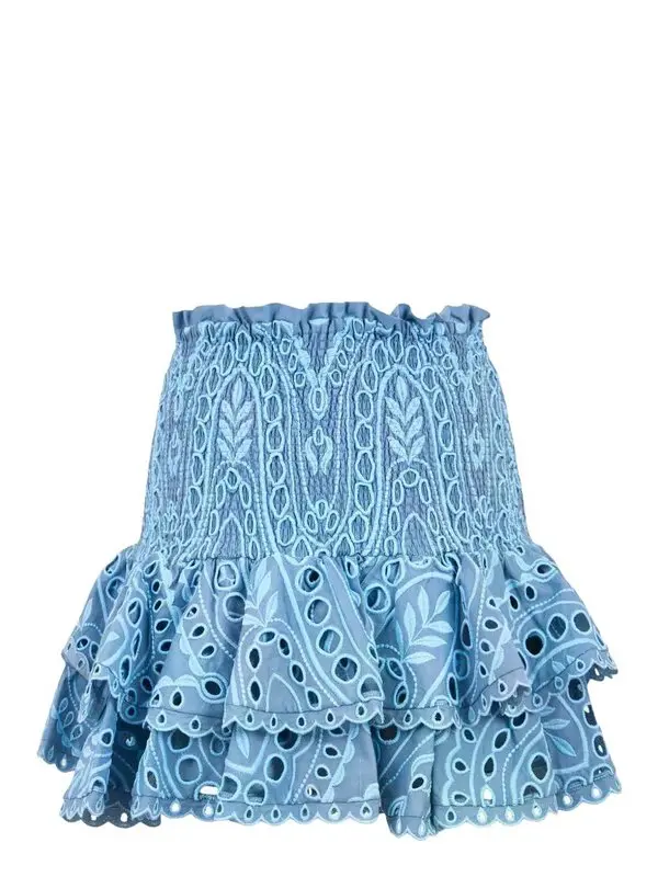 Charo Ruiz Ibiza Nerissa Mini Skirt - Blue
