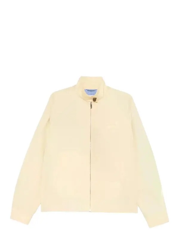 Miu Miu Logo-lettering Jacket - Yellow