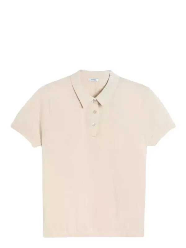 Aspesi Buttoned Polo Shirt - Neutrals