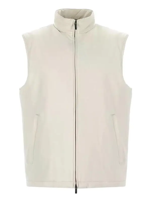 FAY Zip-fastening Gilet - Neutrals