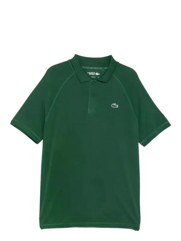 Lacoste Logo-patched Short Sleeve Polo Shirt - Green