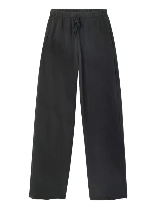 American Vintage Drawstring Patch Pocket Trousers - Black
