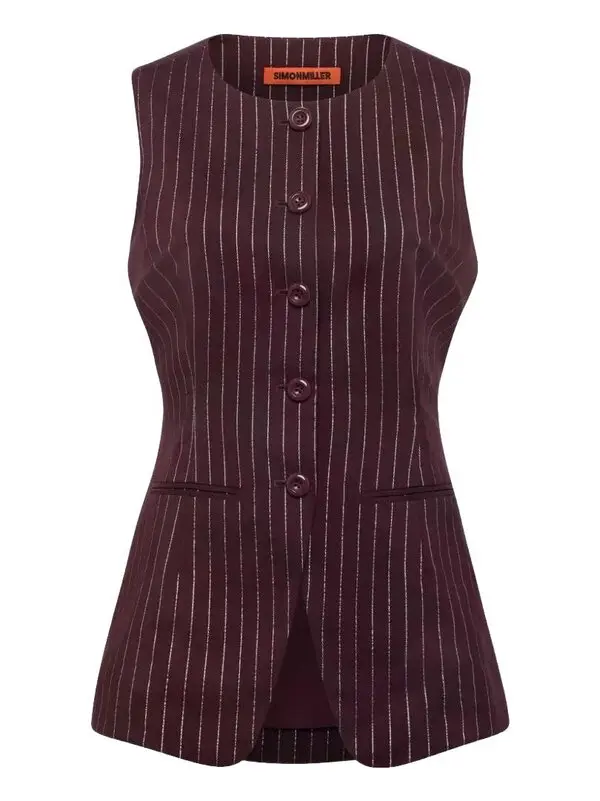 SIMONMILLER Del Mar Waistcoat - Red