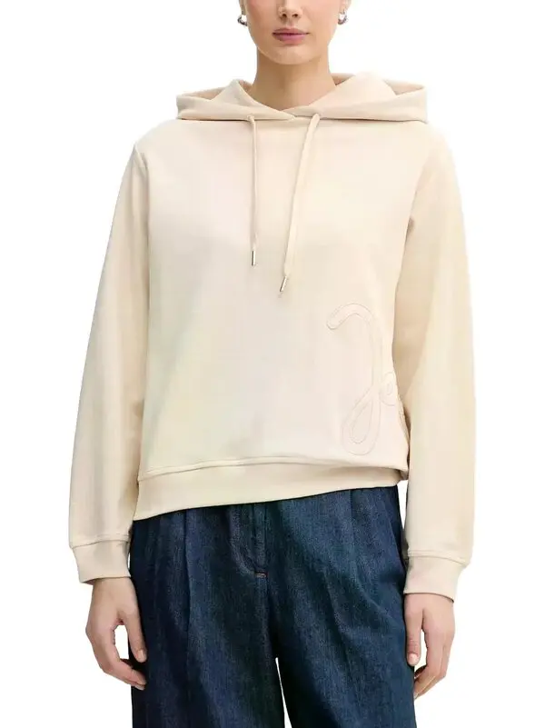 JOOP! Drawstring Logo Hoodie - Neutrals