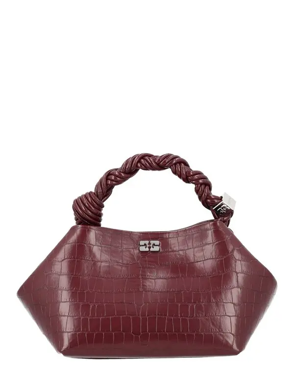 GANNI Handle Bag - Bordeaux