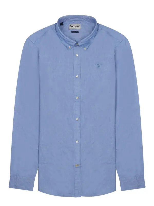 Barbour Shirt With Logo - Blue