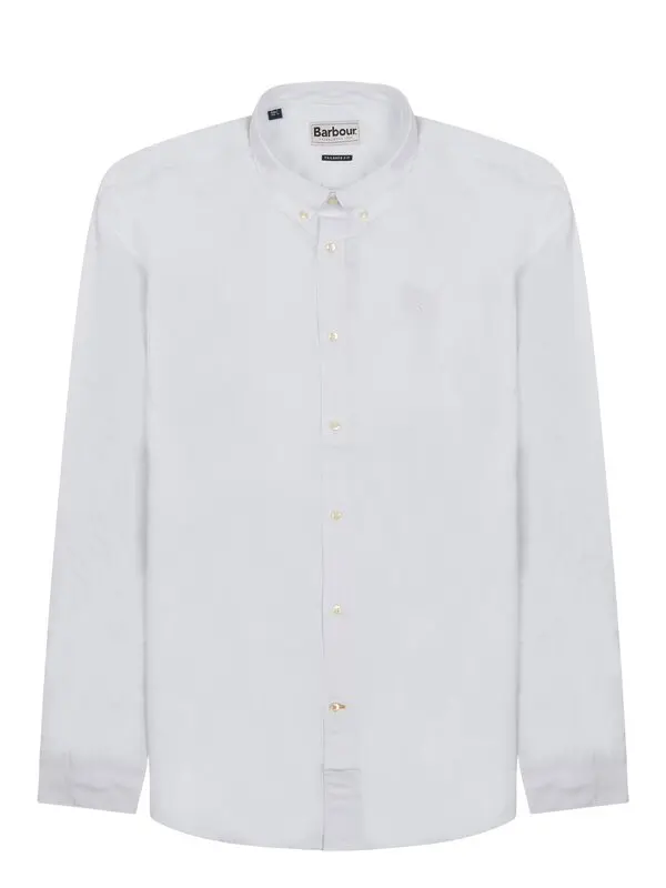 Barbour Shirt With Logo - White