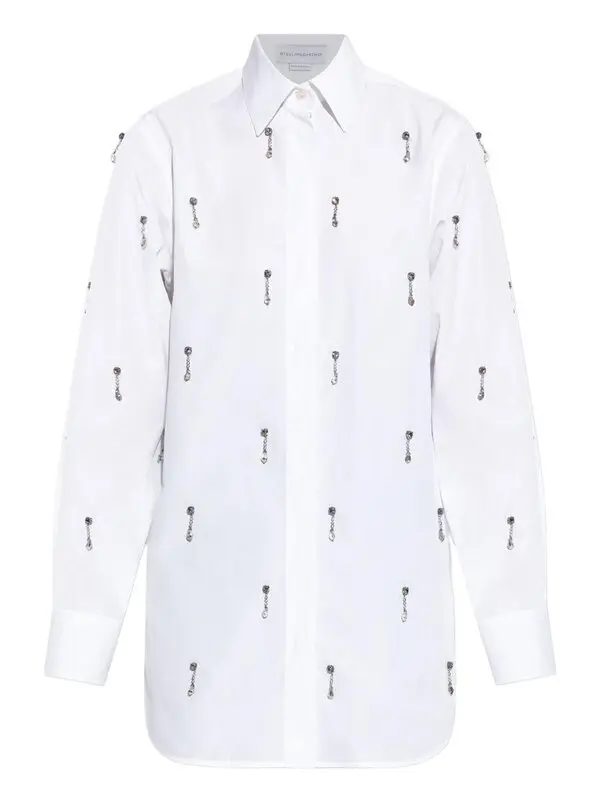 Stella McCartney Crystal Embellished Shirt - White