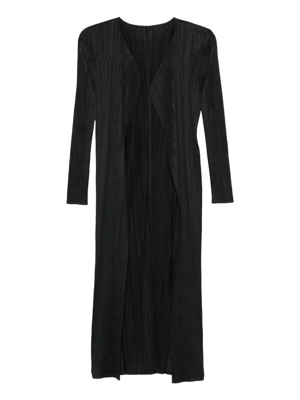 Issey Miyake Long Cardigan - Black